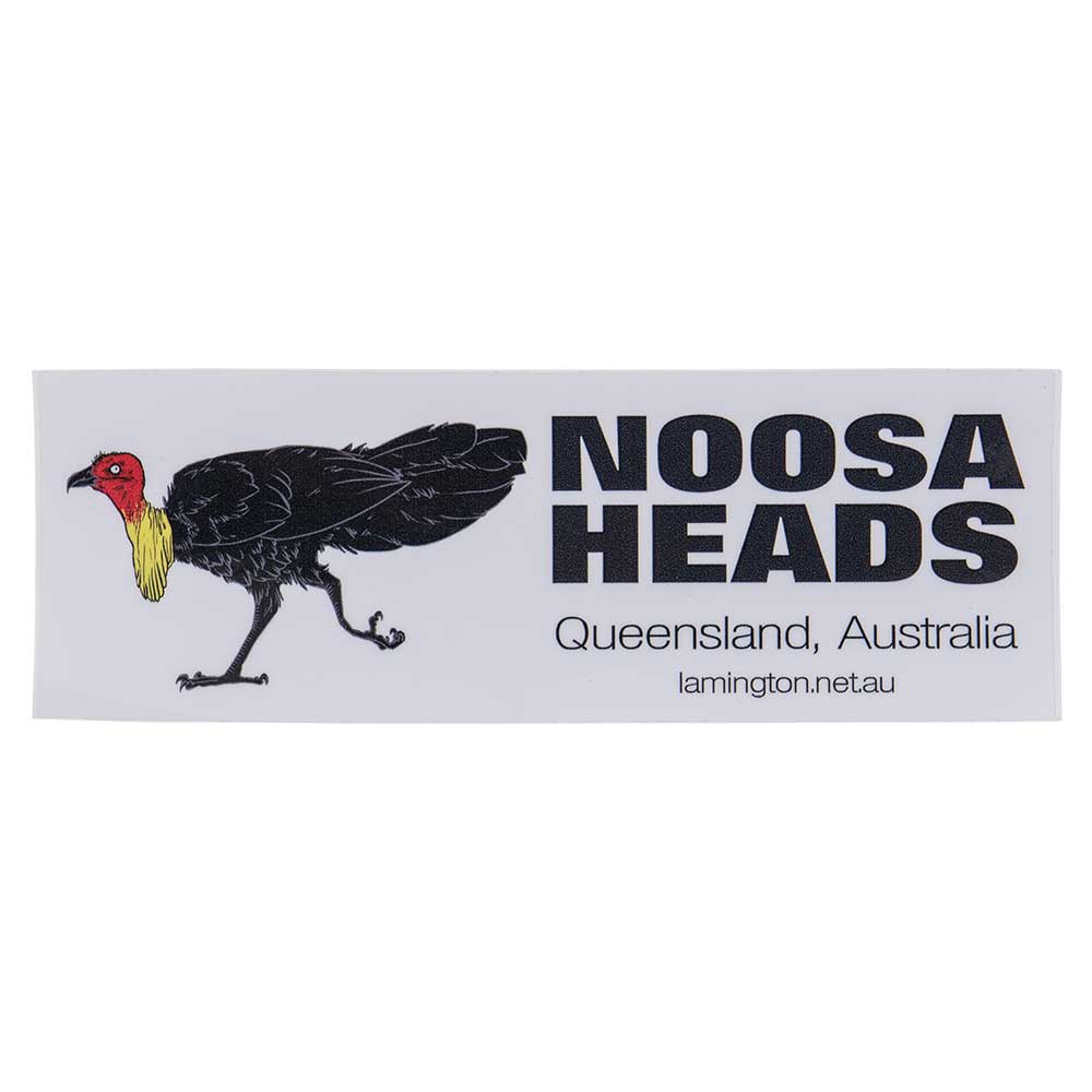 Bush Turkey sticker – Lamington Noosa