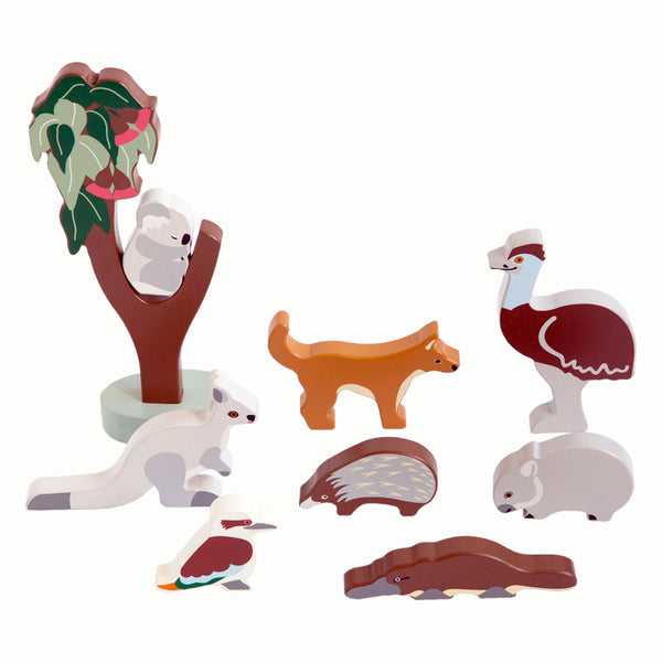 Aussie Wooden Animals – Lamington Noosa