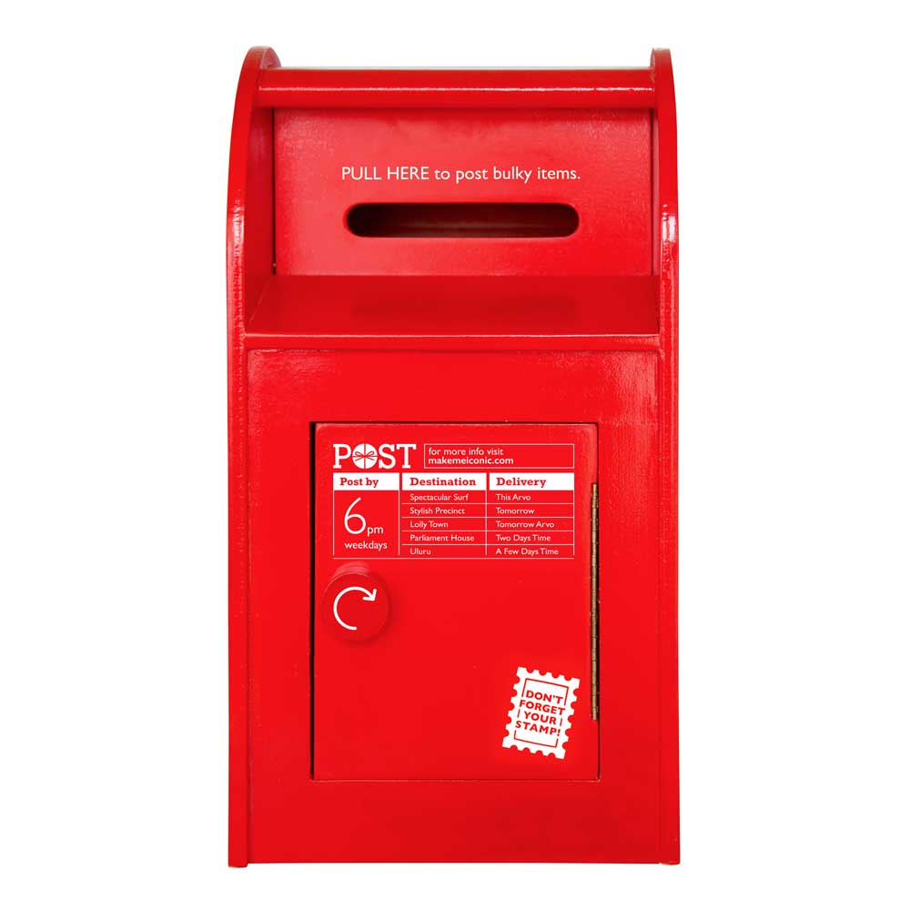 Iconic Wooden Post Box – Lamington Noosa
